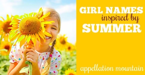 Summer Girl Names: Sunniva, Pearl, Sunny - Appellation Mountain