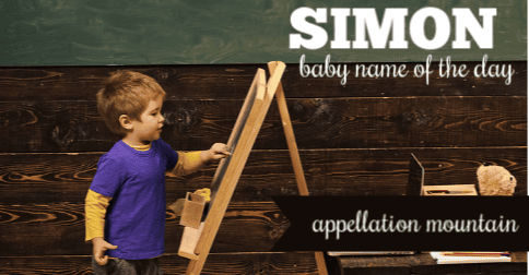 Simon: Baby Name of the Day - Appellation Mountain