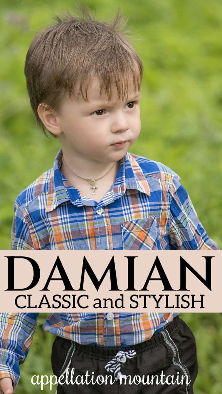 Baby Name Damian: Stylish Classic - Appellation Mountain