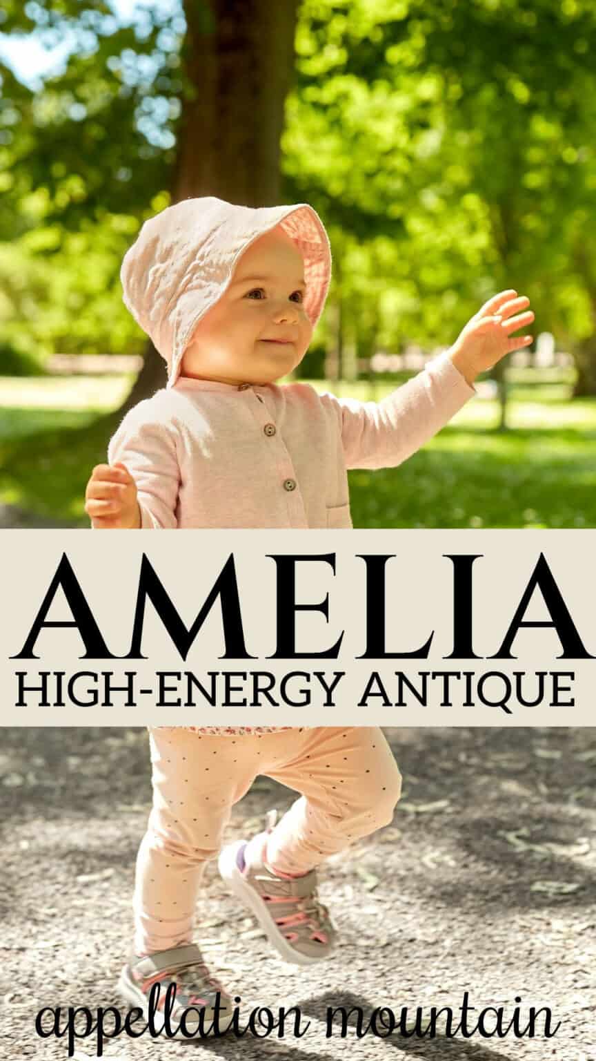 Baby Name Amelia: High-Energy Antique - Appellation Mountain
