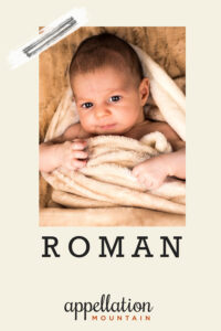 Roman: Baby Name of the Day - Appellation Mountain