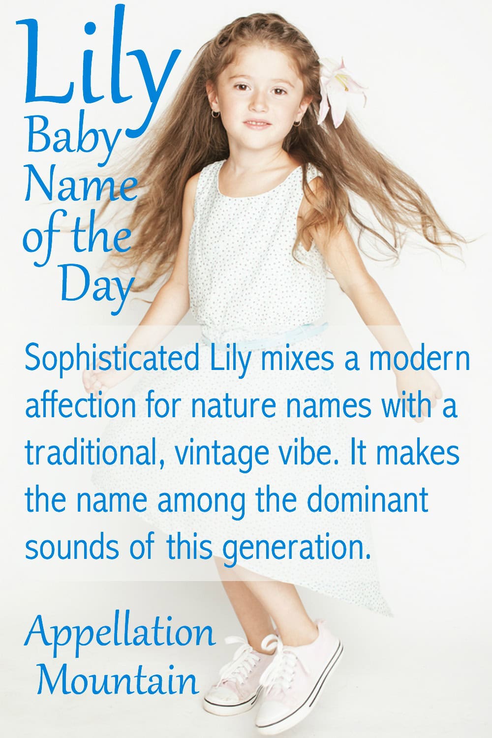 Lily: Baby Name of the Day - Appellation Mountain