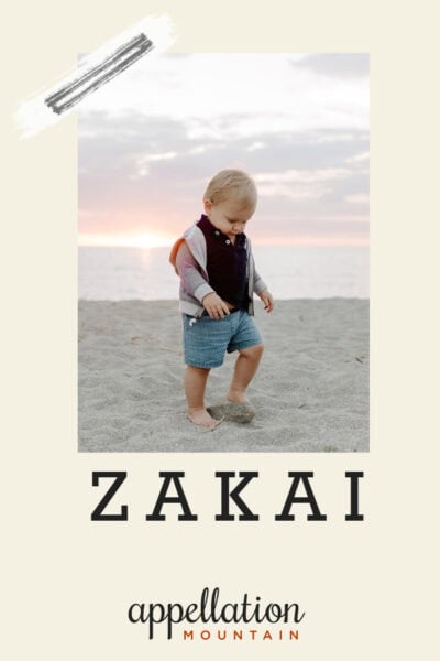 Zakai: Baby Name of the Day - Appellation Mountain