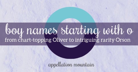 Boy Names Starting with O: Oliver, Otto, Oz - Appellation Mountain