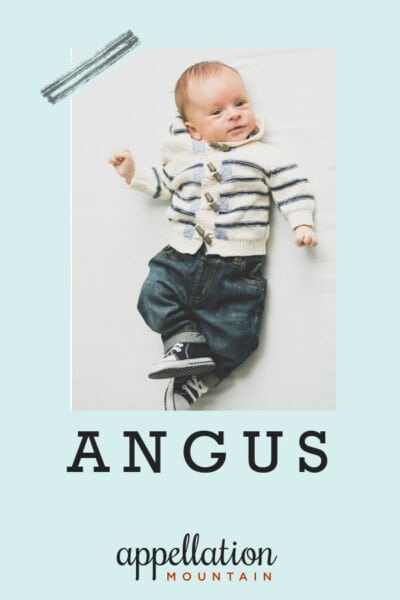 Baby Name Angus: Rare But Traditional - Appellation Mountain