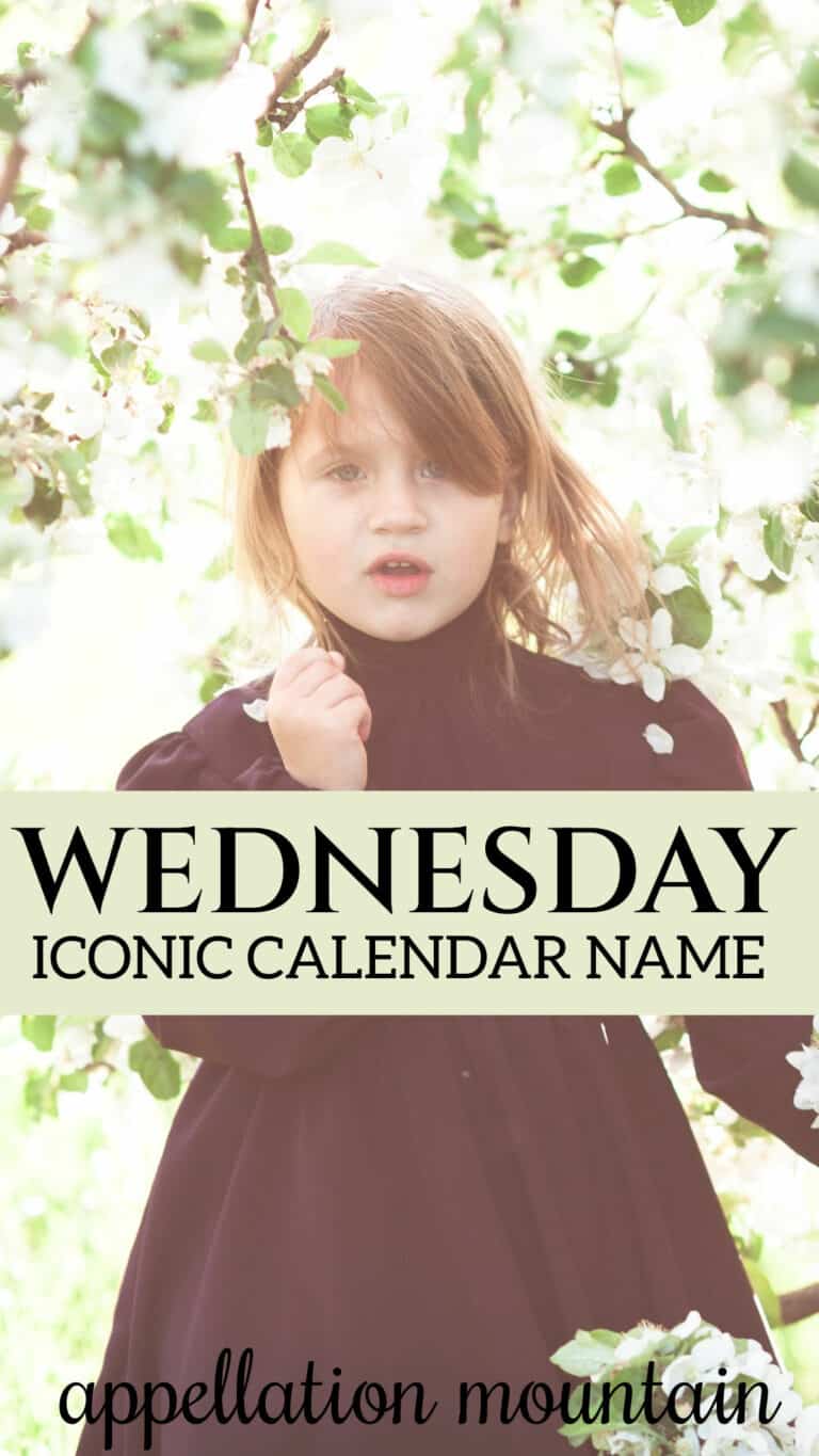 Baby Name Wednesday: Iconic Day Name - Appellation Mountain