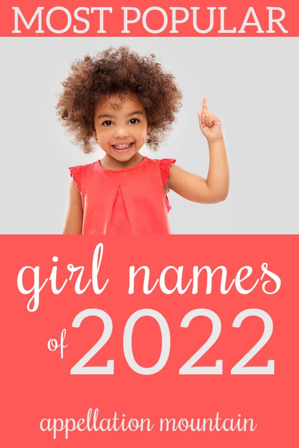 Top Girl Names 2022 Appellation Mountain