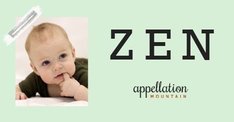 Baby Name Zen: Rich Meaning in Three Letters - Appellation Mountain