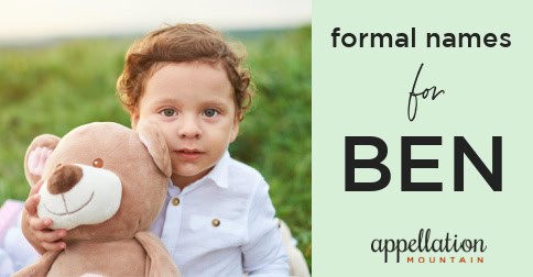 Great Names With the Nickname Ben: Handsome Bennett, Edgy Eben ...