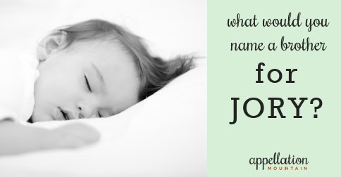 Name Help: Finding Unusual Boy Names for Jory's Brother - Appellation ...