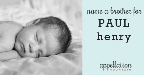 A Classic First Name Like Paul - Appellation Mountain