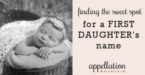 Finding a Sweet Spot Name for a First Daughter - Appellation Mountain