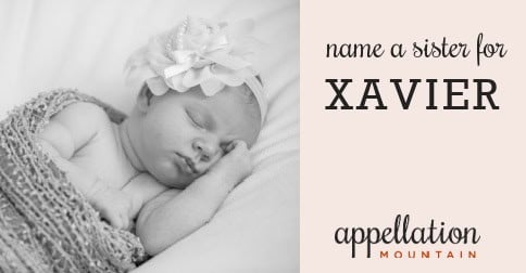 Girl Names Including the Letter X for Xavier's Sister - Appellation ...